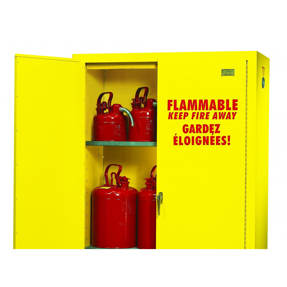 Cabinet, Flammable, 30 Gal. Flammable Storage Locker, ULC Listed, 44 ...
